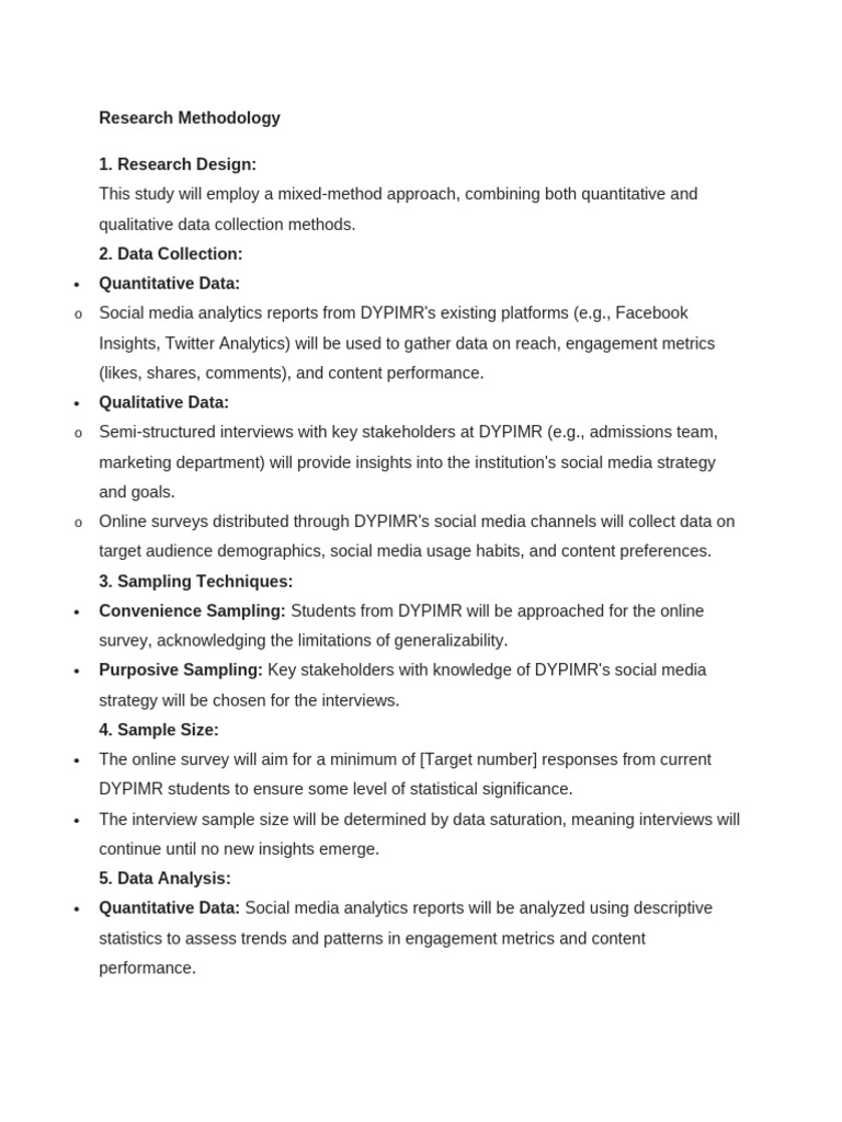 Research Methodology | PDF