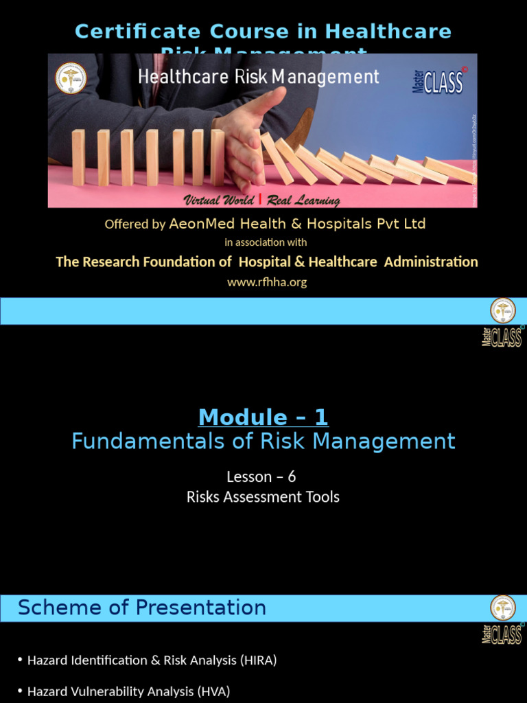 1.6 Risk Assessment Tools | PDF