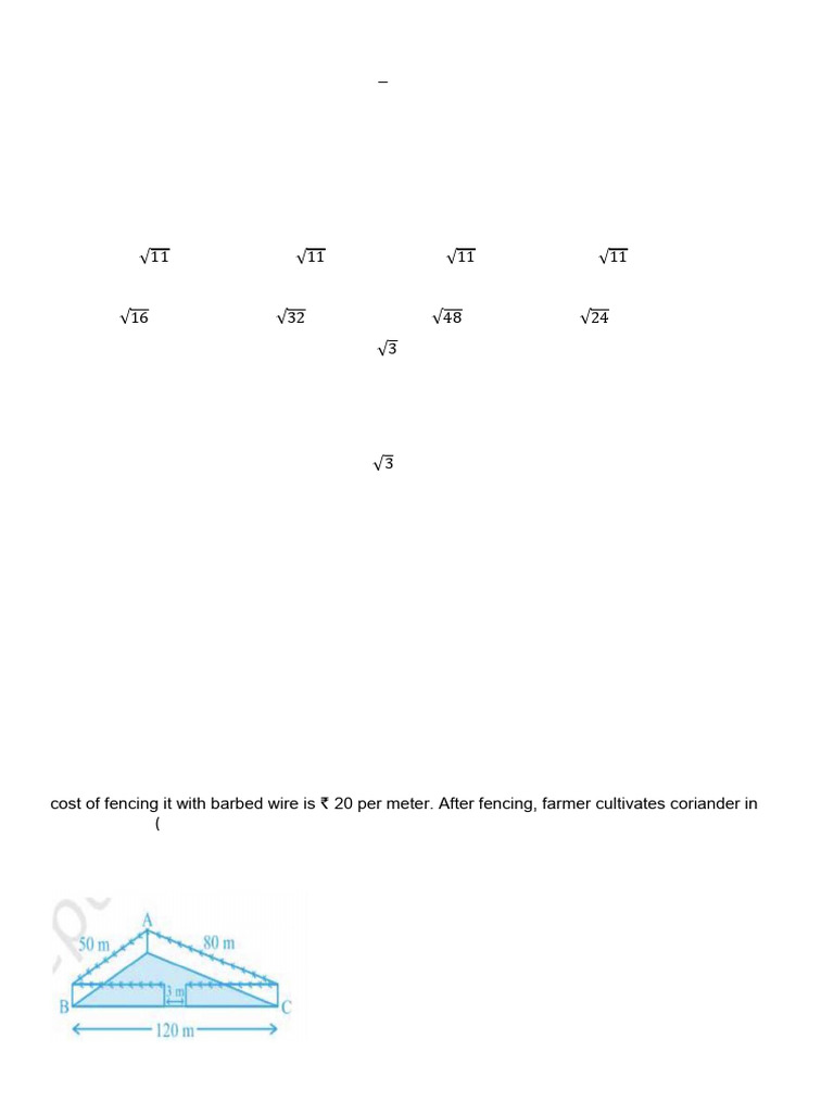 Class 9 Maths Assignment on Triangles | PDF