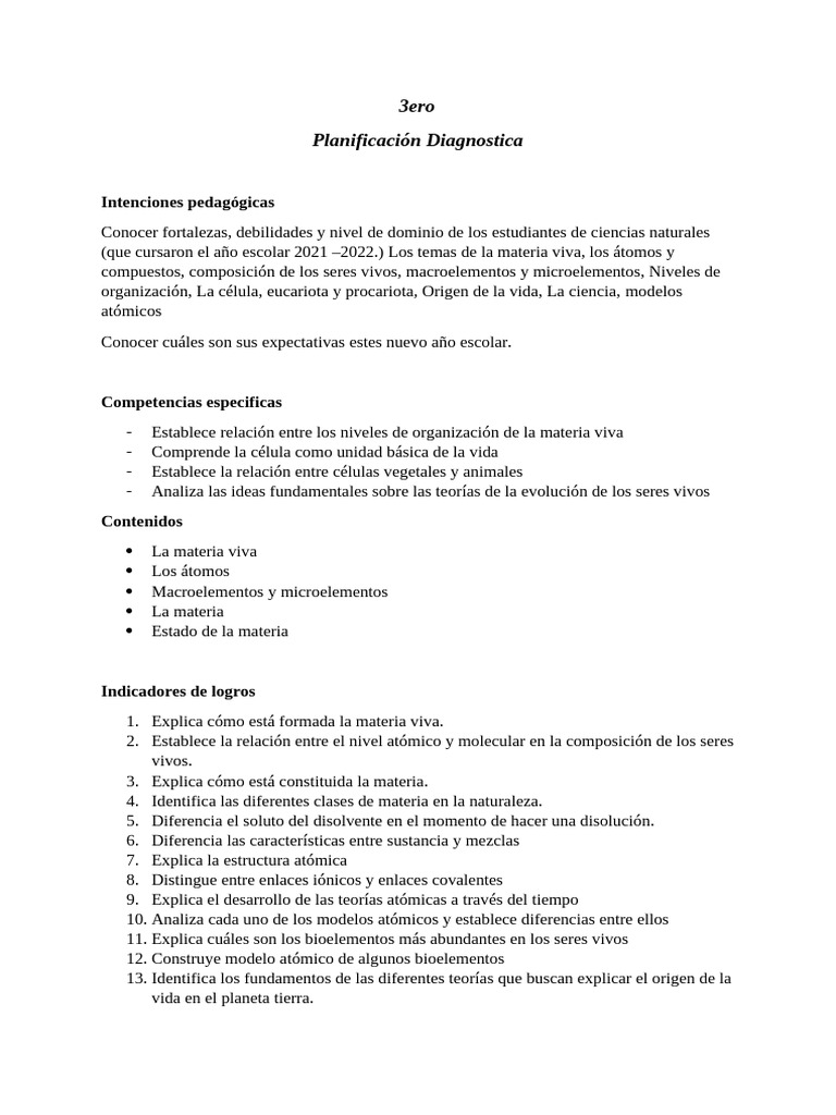 Diagnostica 3ero | PDF