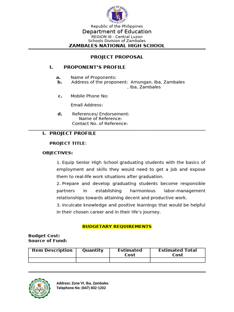 Project Proposal | PDF