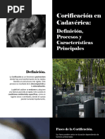 Corificación Cadavérica: Proceso y Características | PDF