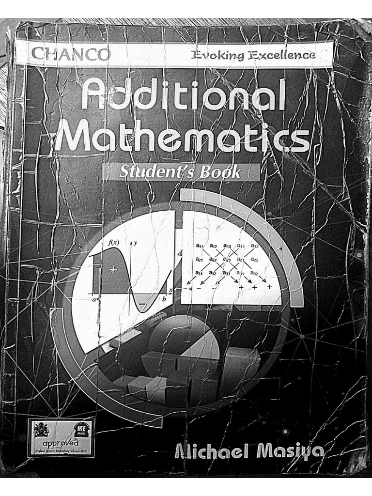 Additional Maths Chanco | PDF
