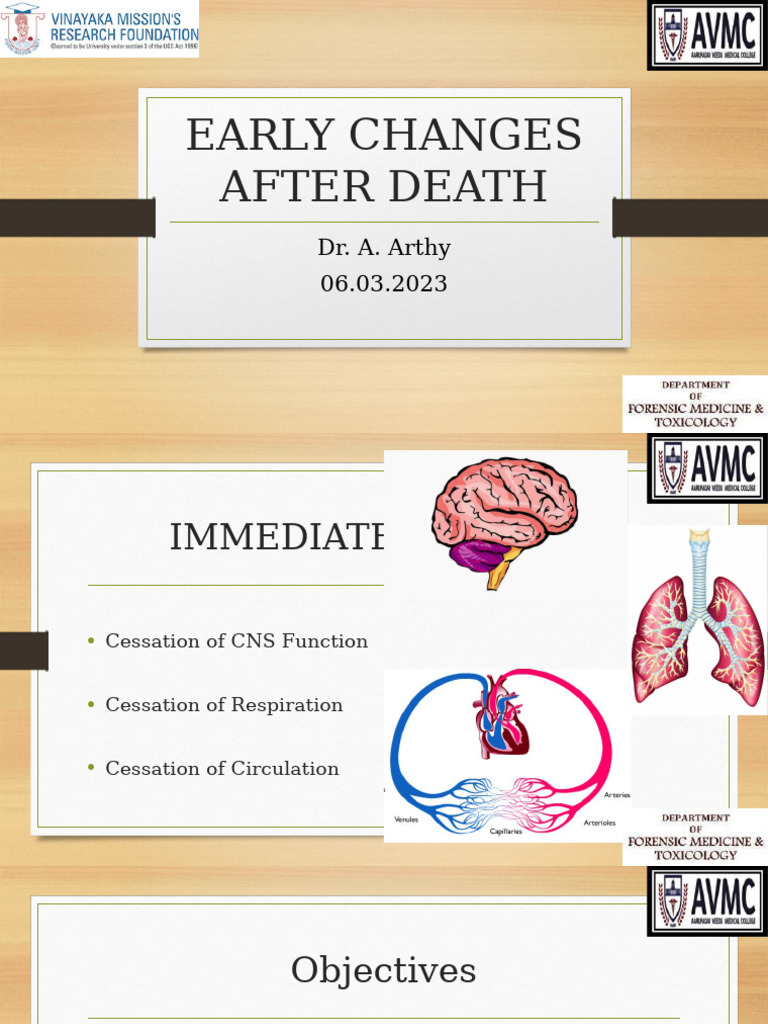 Early Post-Mortem Changes Explained | PDF