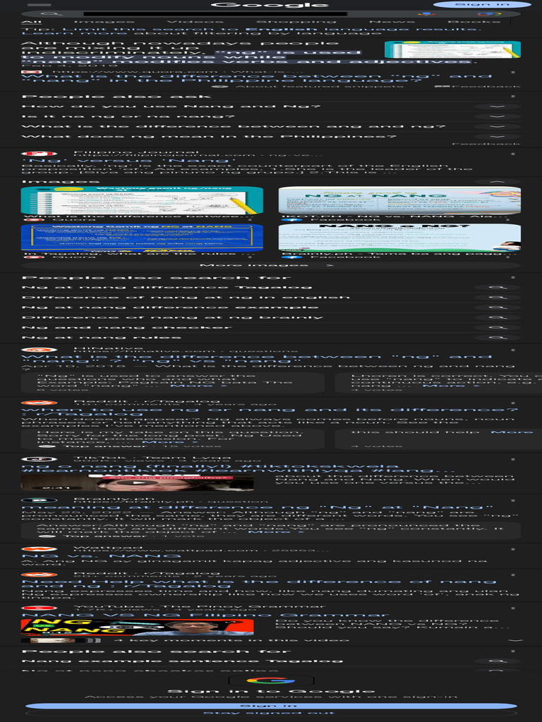 Difference of Nang at NG - Google Search | PDF
