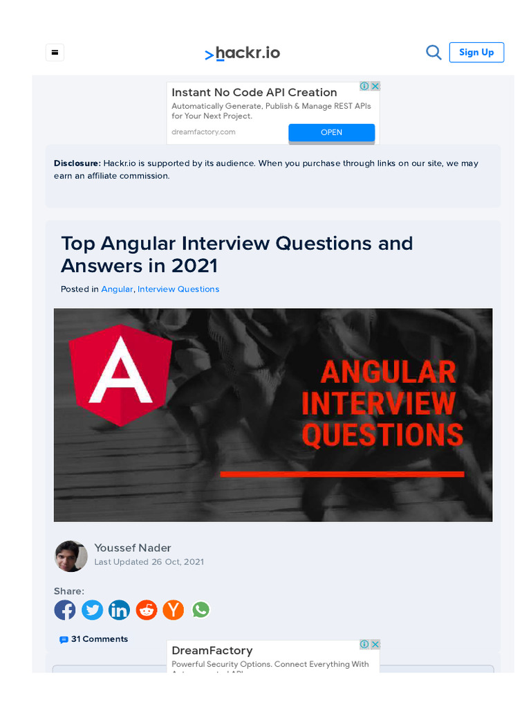 Hackr Io Blog Angular Interview Questions | PDF Hackr Io Blog Angular Interview Questions | PDF