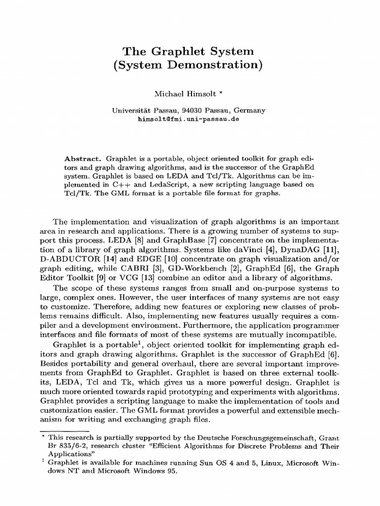 The Graphlet System (System Demonstration) | PDF | Scripting Language ...