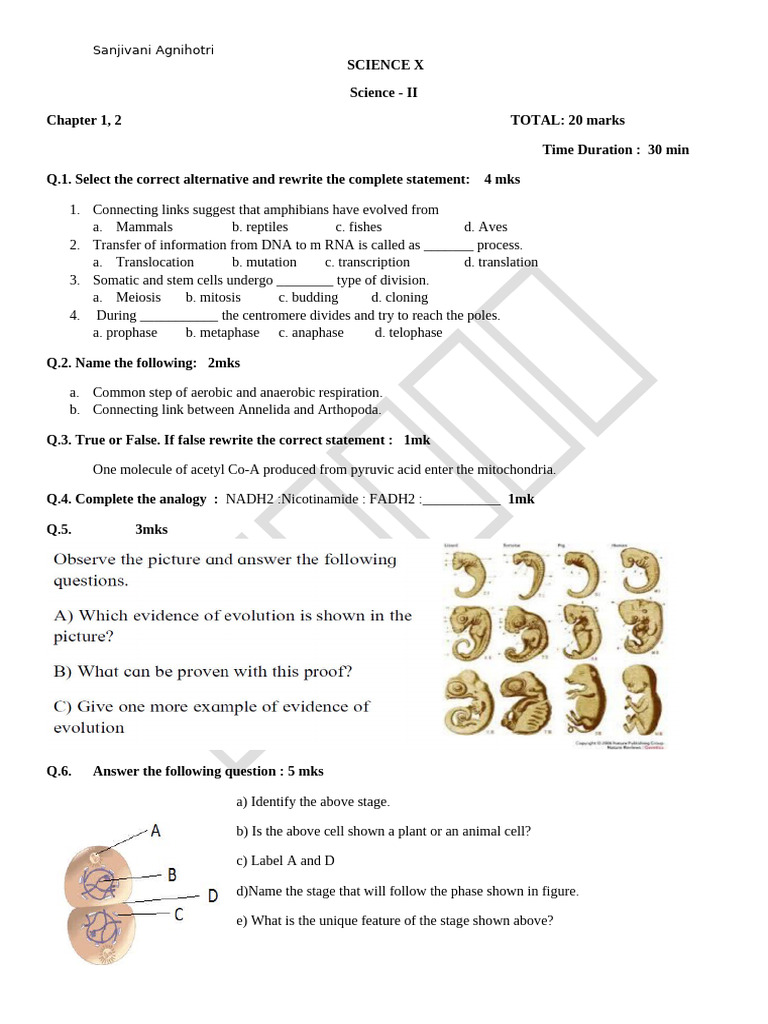 Science 2 - Chp 1, 2 | PDF