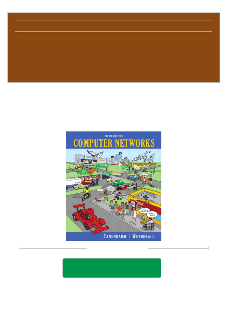 Computer Networks 5th Edition Andrew S Tanenbaum | PDF