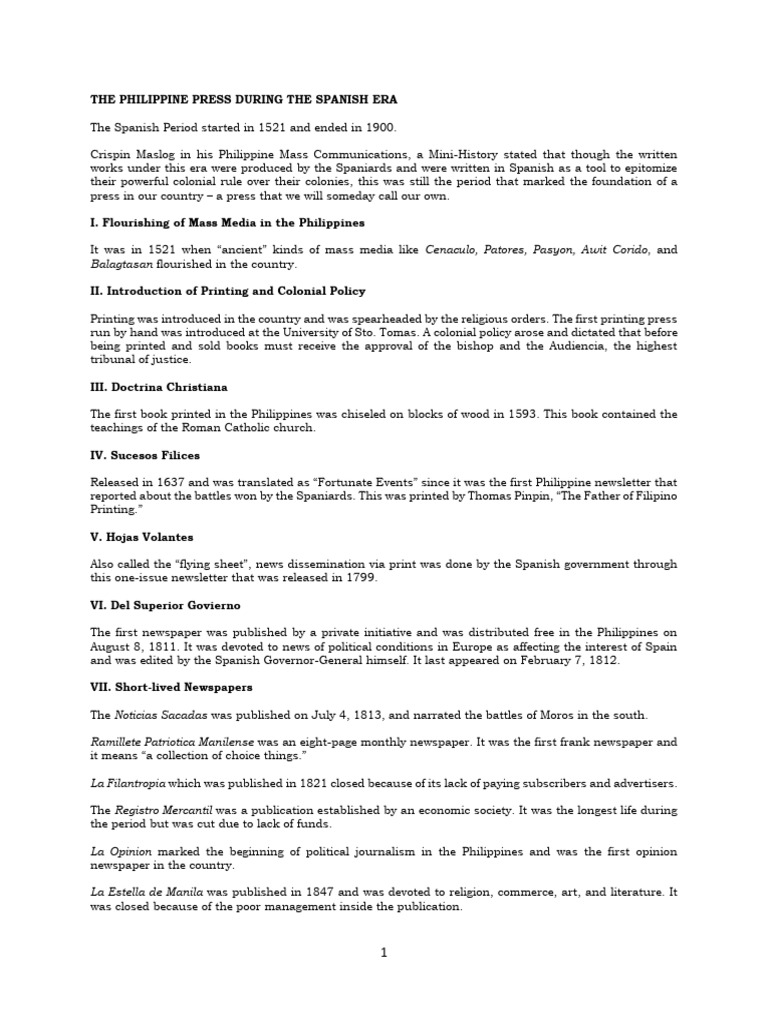 History of PH Journalist | PDF | Philippines | History