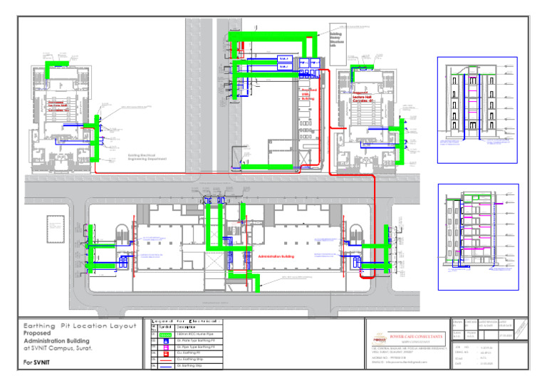 Ad Ep 01 - A1 r0 Earthing Pit Location Layout | PDF