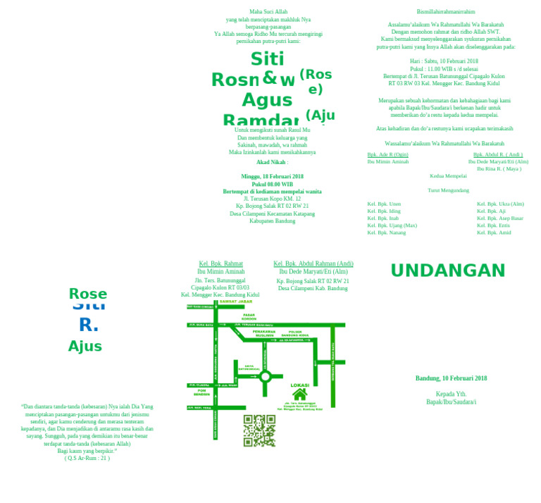 Teks Undangan Agus | PDF