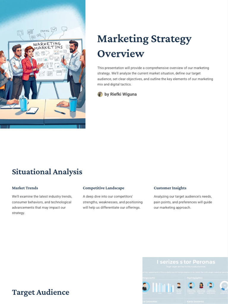 Marketing Strategy Overview | PDF | Marketing | Target Audience