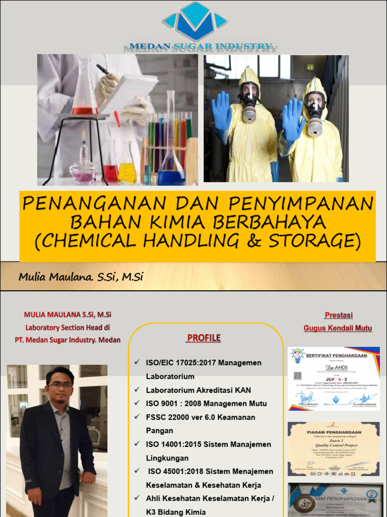 Chemical Handling | PDF