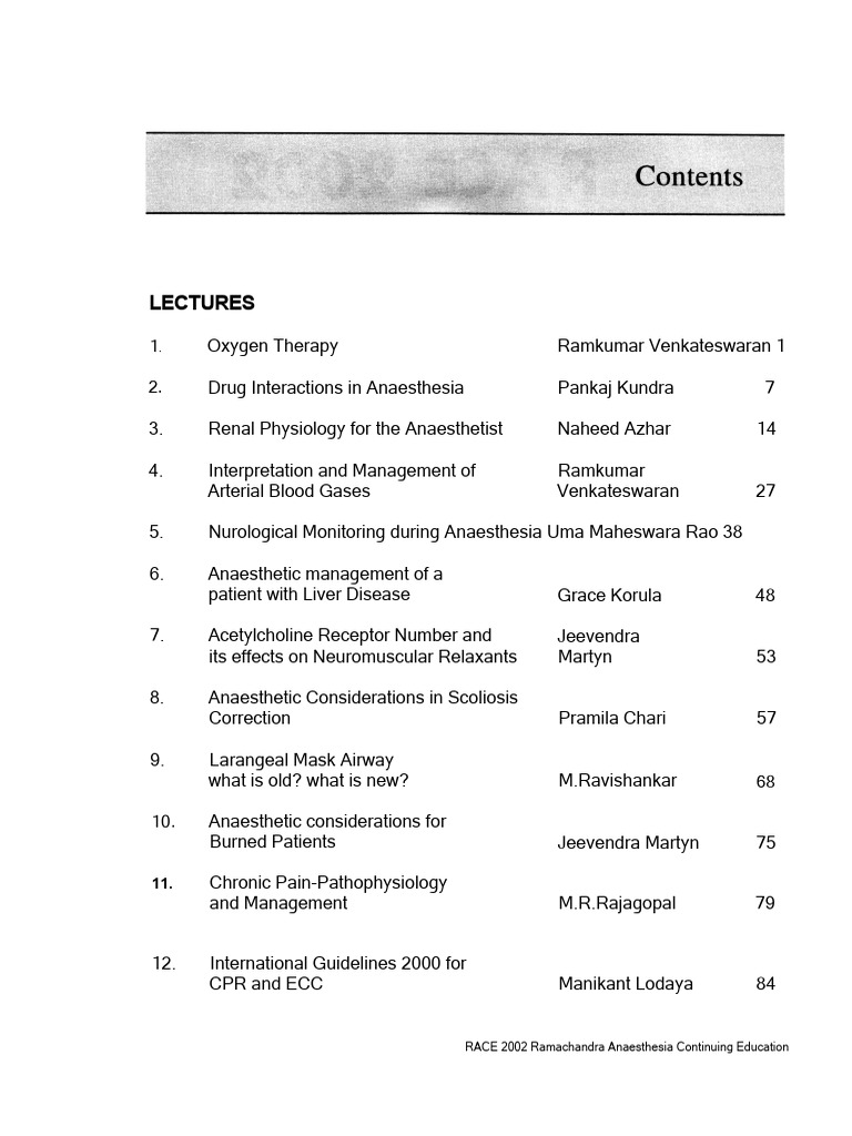 RACE Contents | PDF