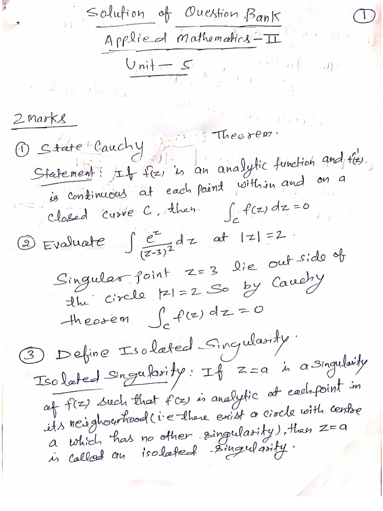 Sol of QB Unit-5 | PDF