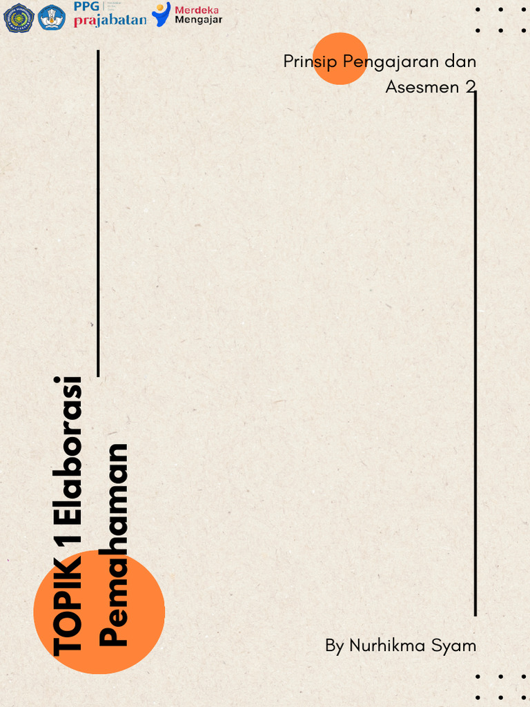Topik 1 Ppa Elaborasi Pemahaman | PDF