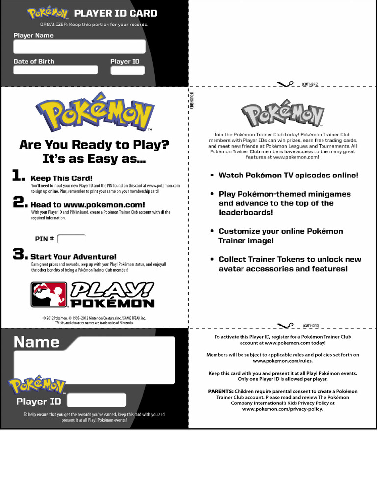 Pokemon Player Ids | PDF