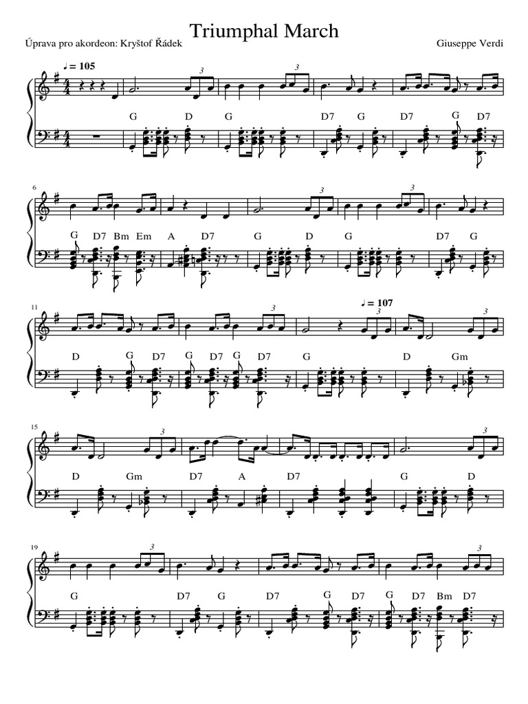 Triumphal March | PDF