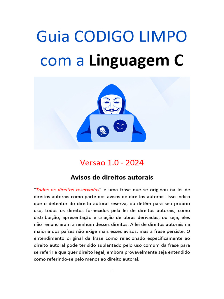 Guia CODIGO LIMPO Com A Linguagem C | PDF