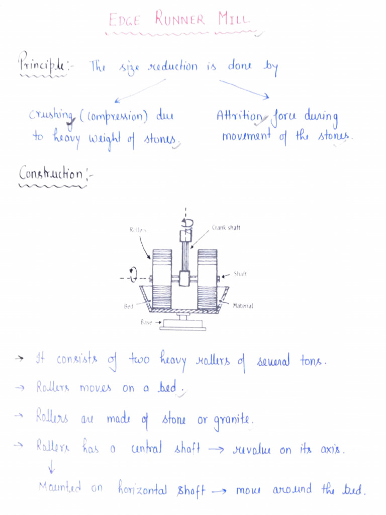 Edge and End Runner Mill | PDF