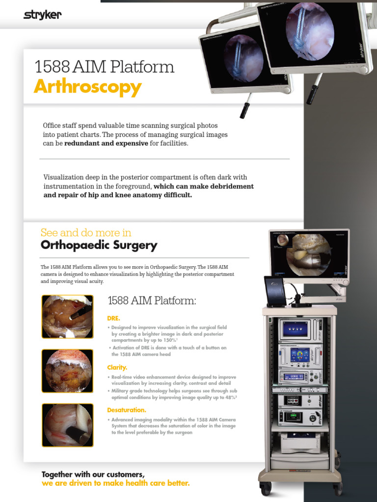 1588 AIM 1 Page Brochure, Arthros | PDF