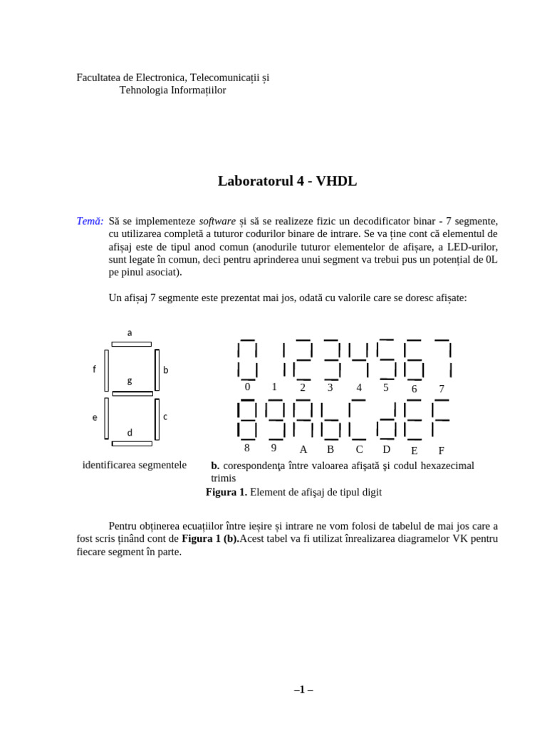 VHDL Lab4 | PDF