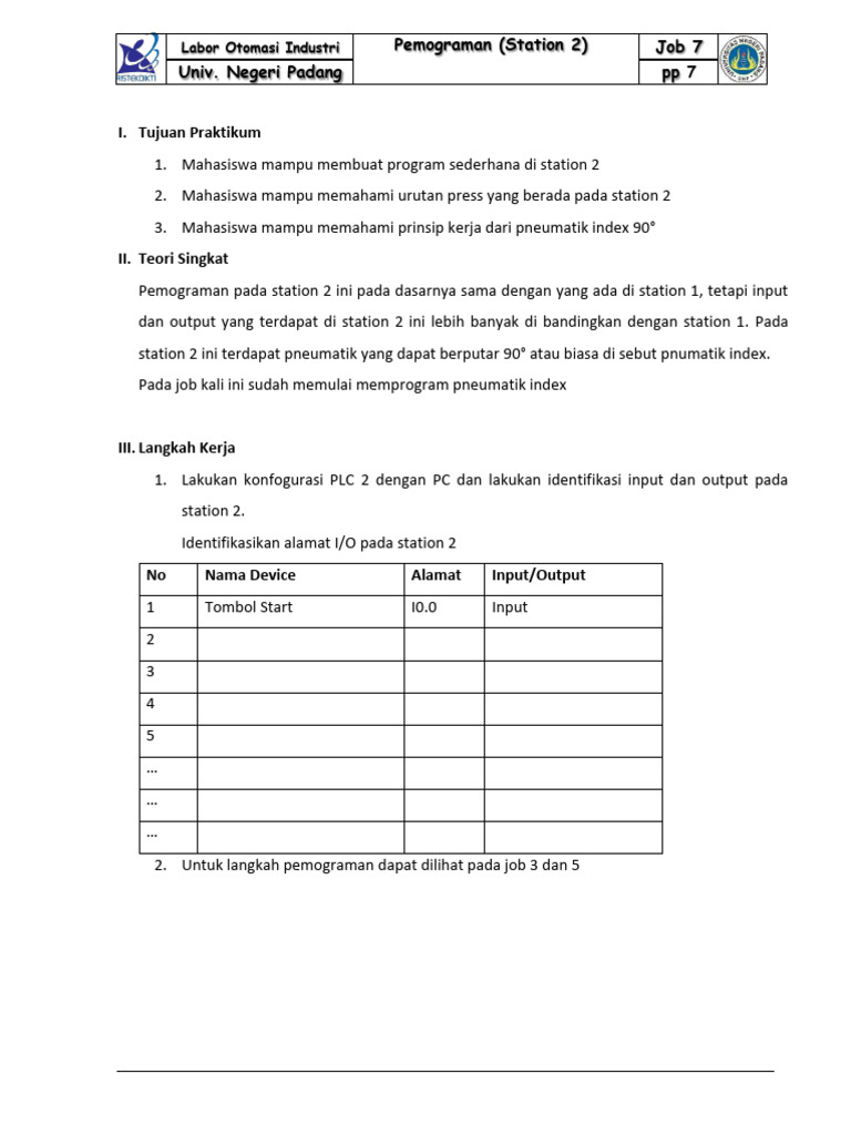 Jobsheet Pertemuan 7 | PDF
