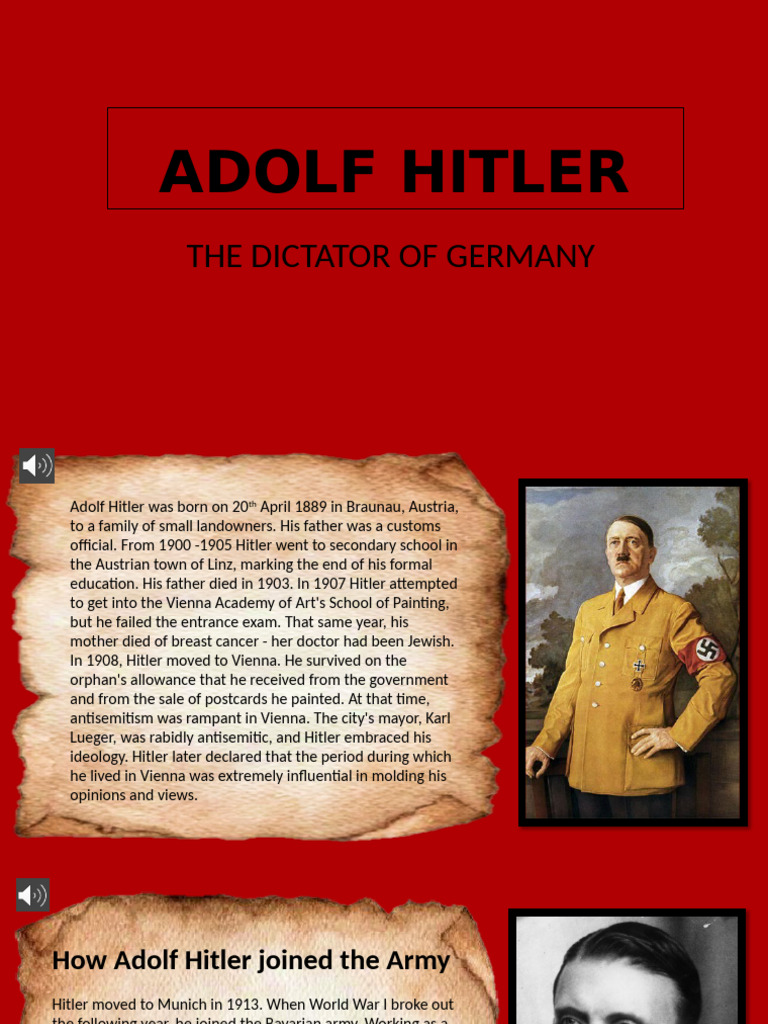 ADOLF HITLER (English Activity) | PDF