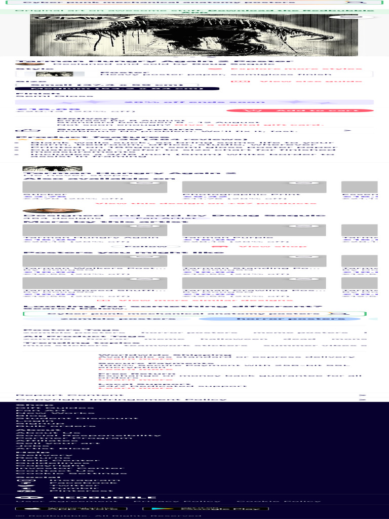 Tarman Hungry Again 2 Poster For Sale by Doug Saquic Redbubble | PDF ...