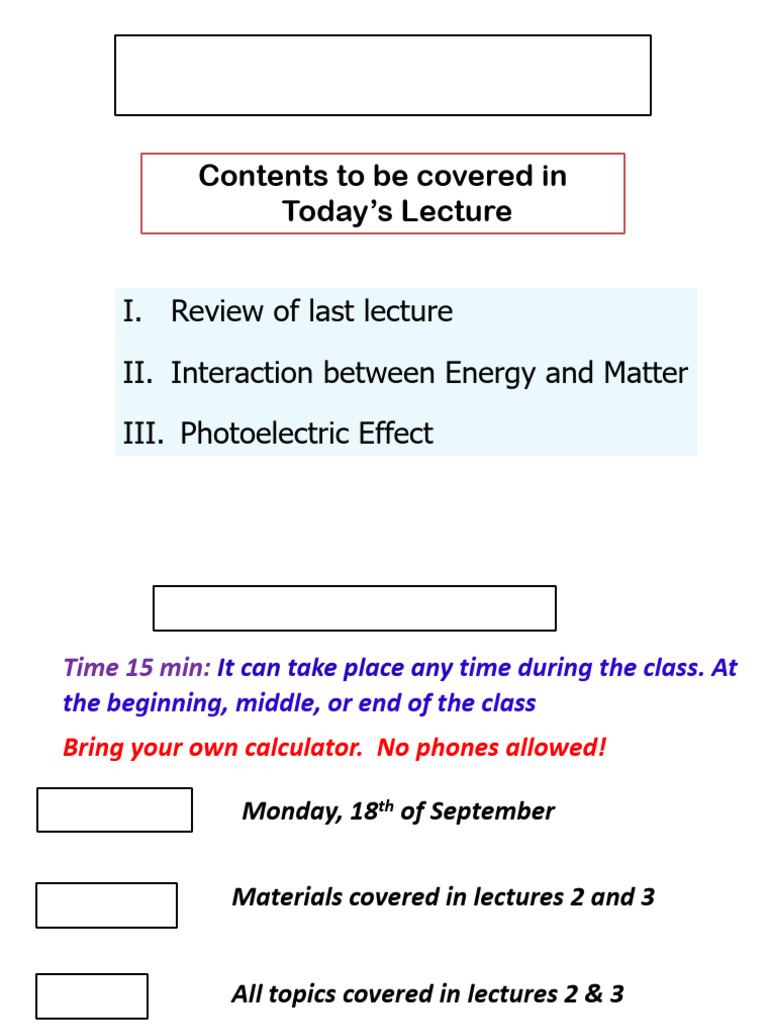Lecture 4 - Wave Particle Interaction-Photoelectric Effect | PDF