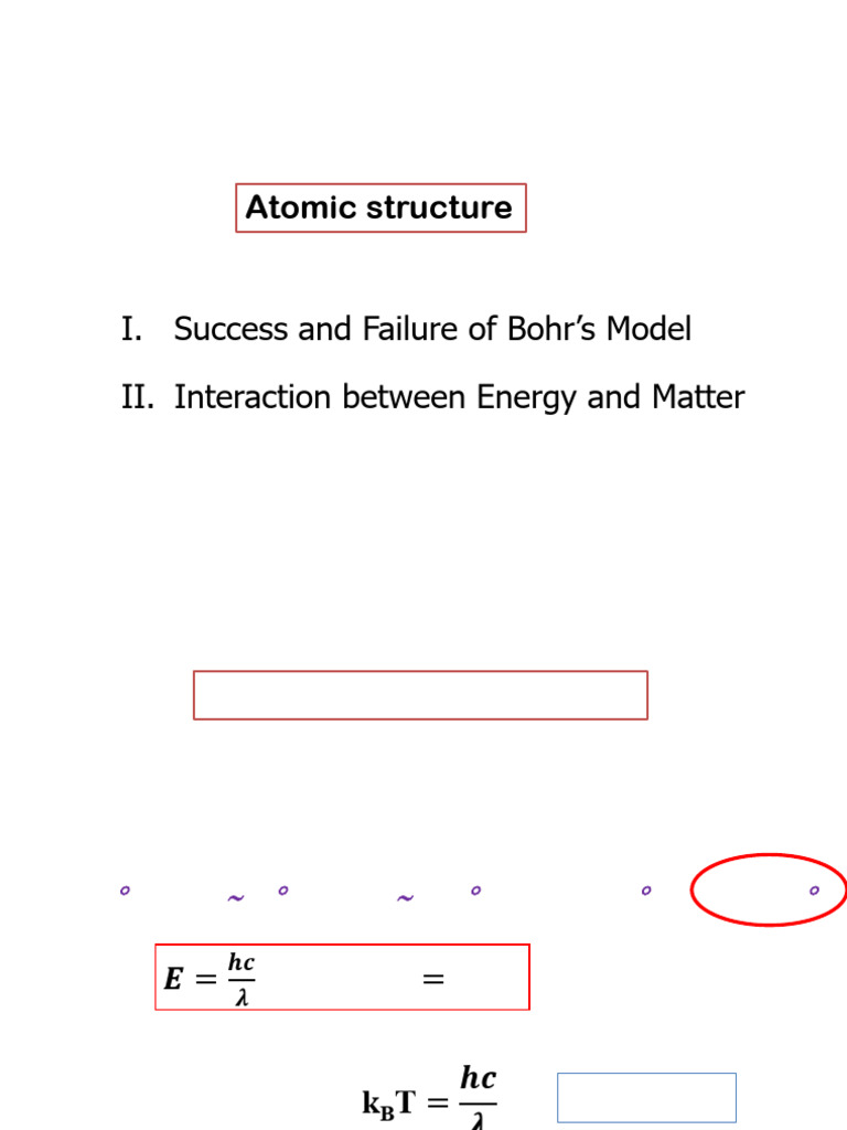 Lecture 3 - Success - Limitations of Bohr Model | PDF