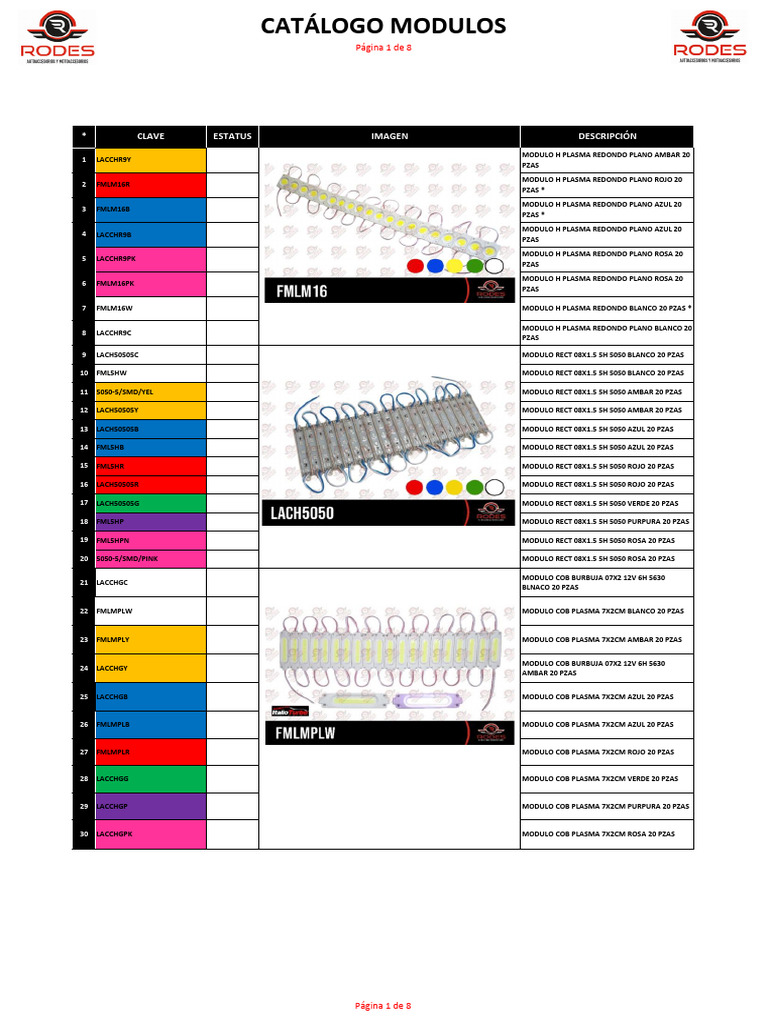 Catálogo Modulos SP 08.06.24 | PDF
