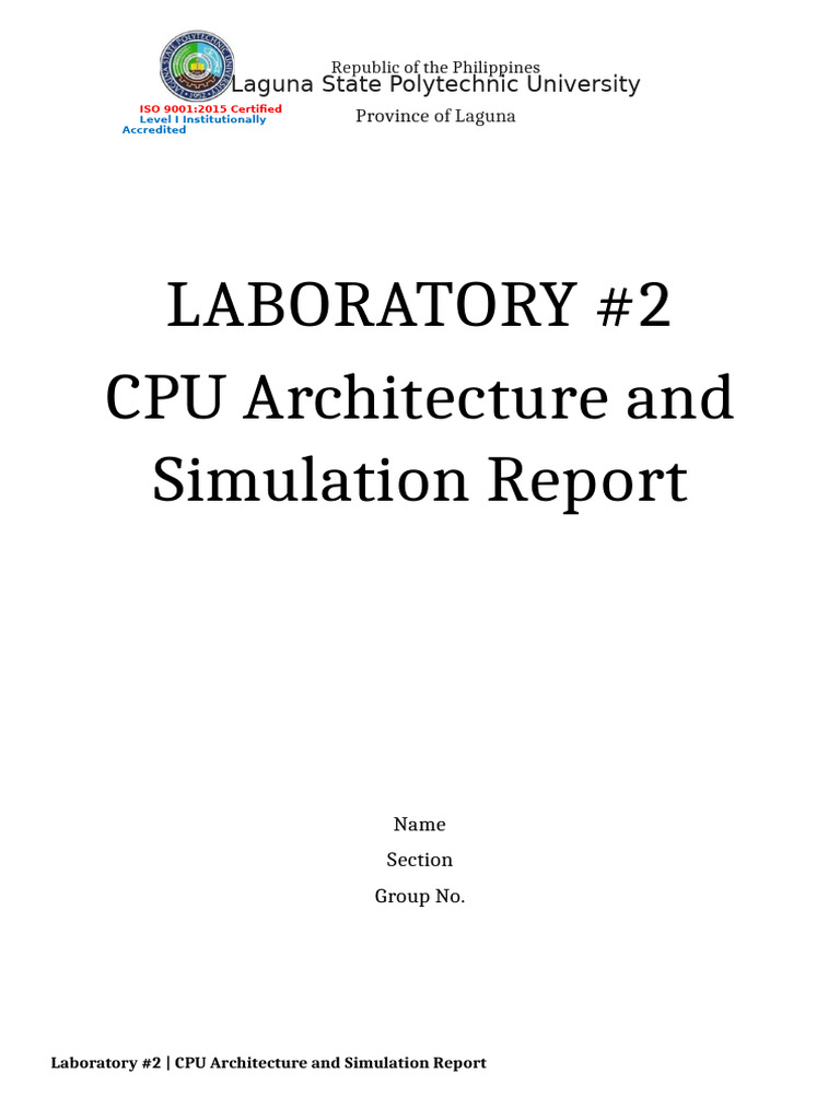 Laboratory #2 | PDF
