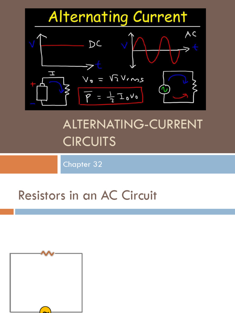 Ch32 - Alternating-Current Circuits | PDF