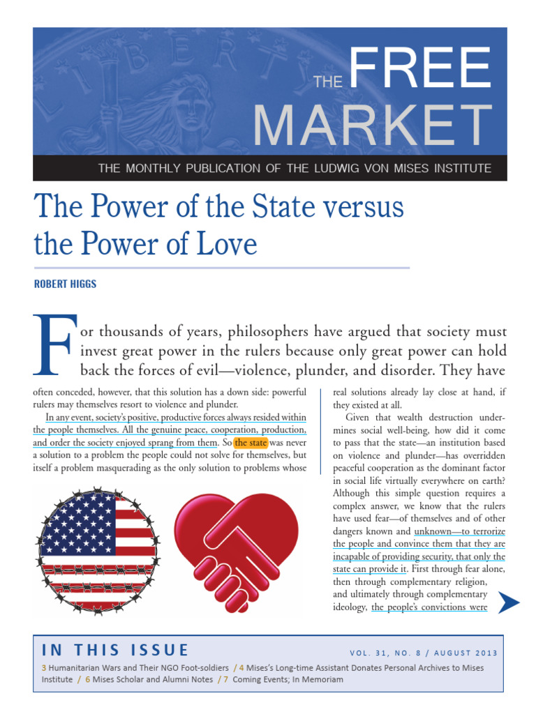 The Power of The State Versus The Power of Love - Ludwig Von Mises ...