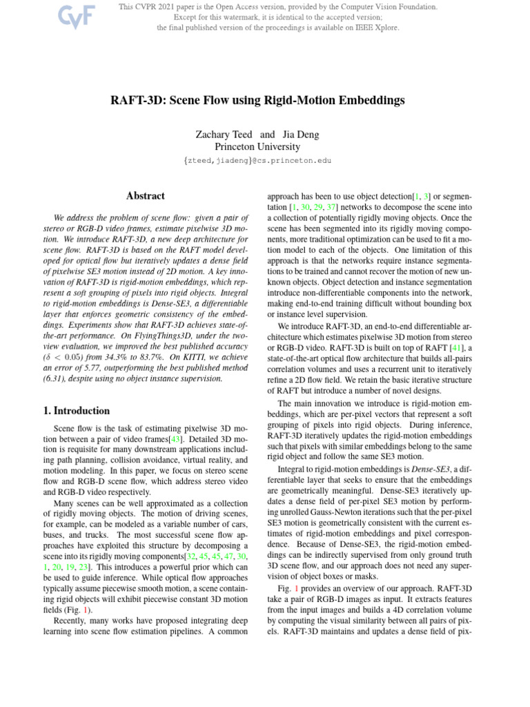 Teed_RAFT-3D_Scene_Flow_Using_Rigid-Motion_Embeddings_CVPR_2021_paper | PDF