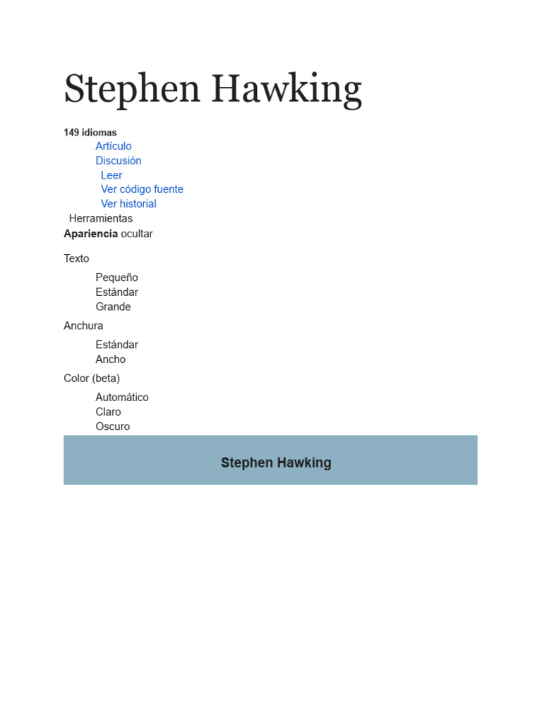 Stephen Hawking | PDF