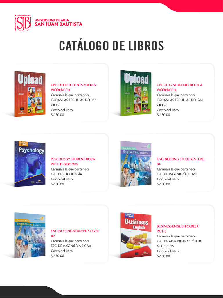 Catalogo Libros | PDF