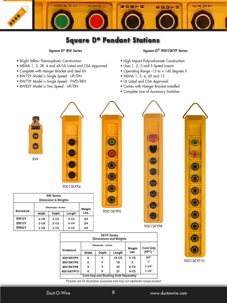 Square D Pendants | PDF