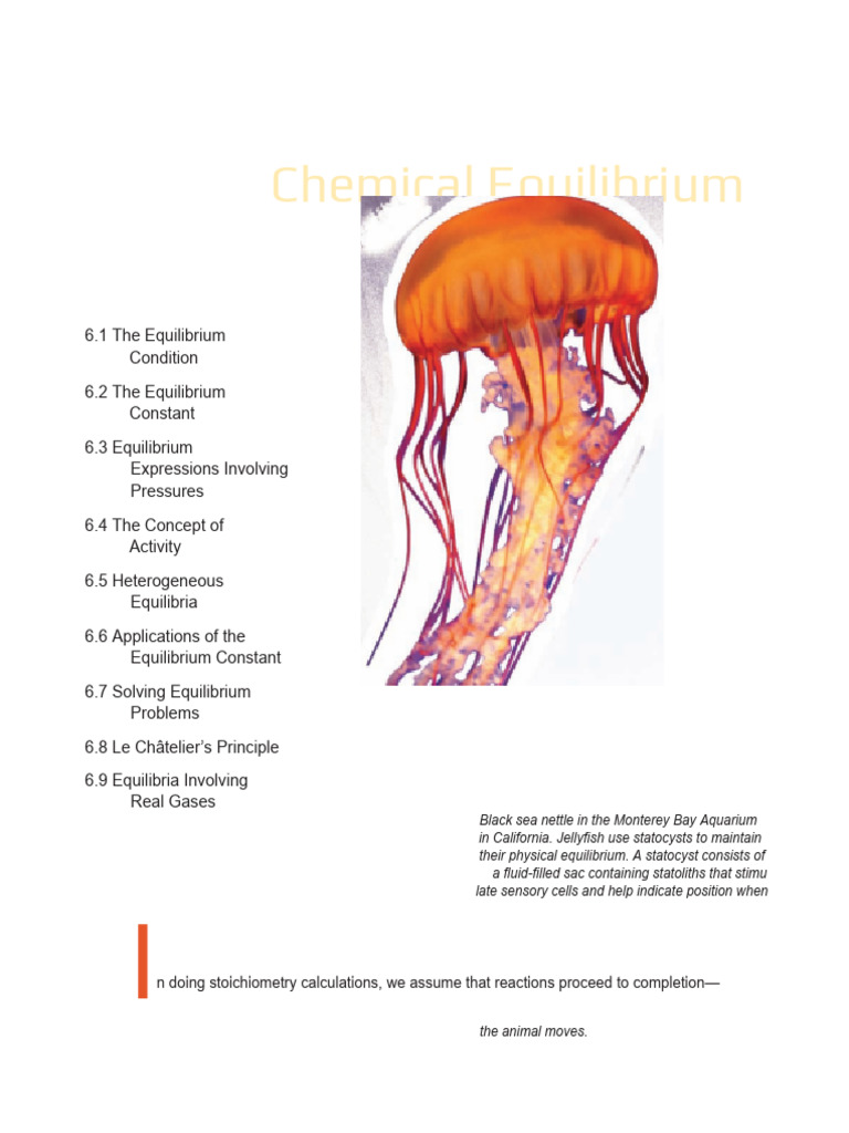 Chemical Equilibrium Book Chapter | PDF