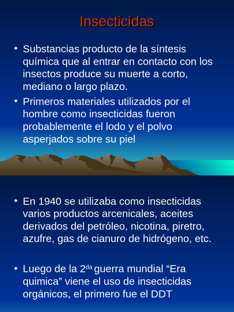 Tema 11. Insecticidas | PDF