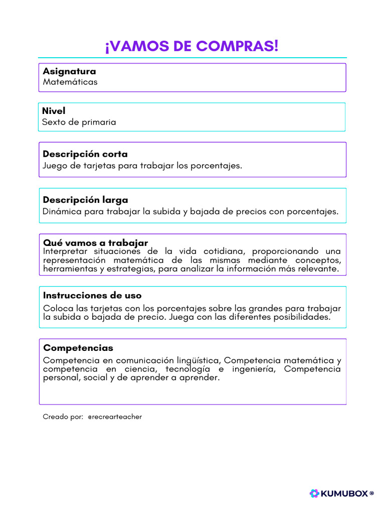 ¡Vamos de Compras | PDF | Cocina, comidas y vino