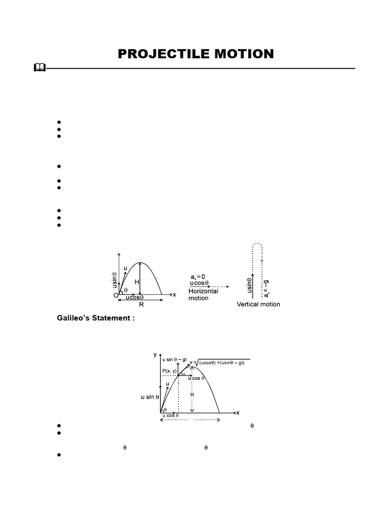 Projectile Module | PDF