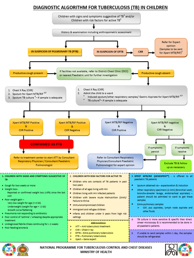 National Diagnostic Algorithm For Paediatric Tuberculosis | PDF