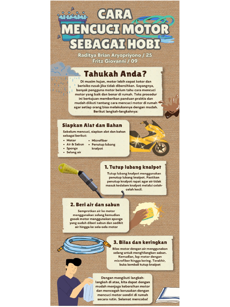 ANALISIS INFOGRAFIS TEKS PROSEDUR XII | PDF