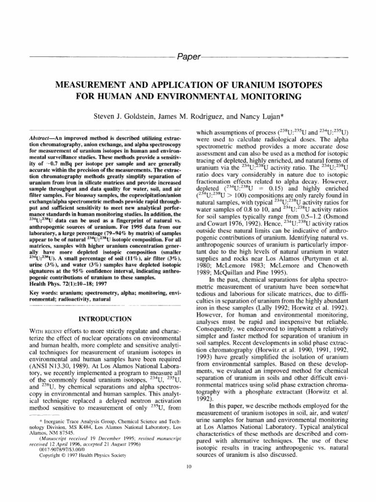 Goldstein 1997 | PDF