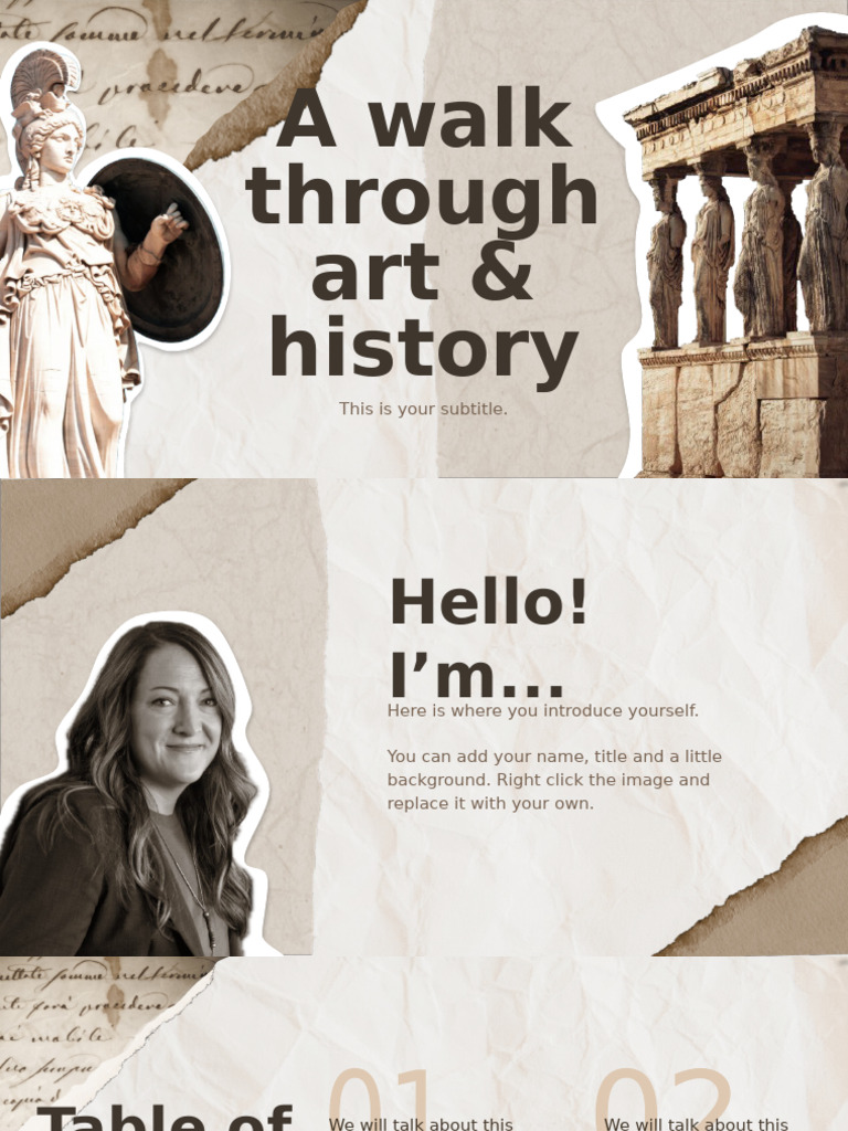 A Walk Through Art & History SlidesMania | PDF