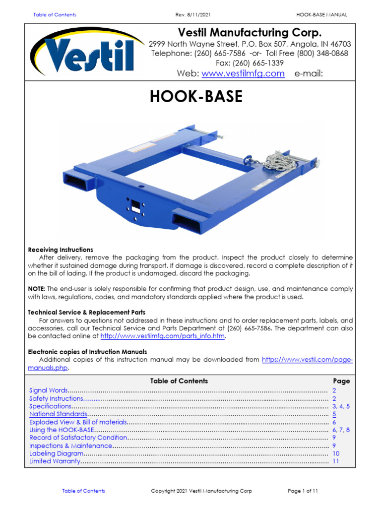 03-Hook-Base, Manual | PDF
