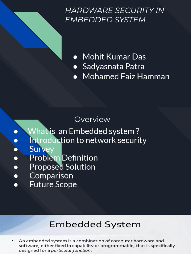 Hardware security in embeded system | PDF